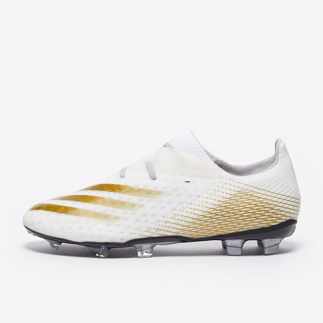 adidas X Ghosted .2 FG - White/Metallic Gold Melange/Core Black